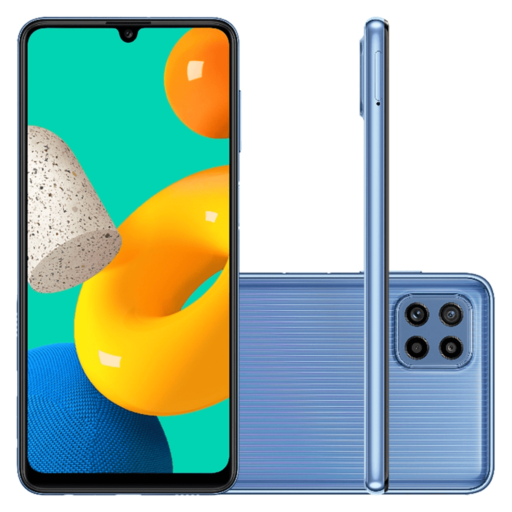 Samsung Galaxy M32 (5G) 128GB, Light Blue Unlocked Refurbished Good ...