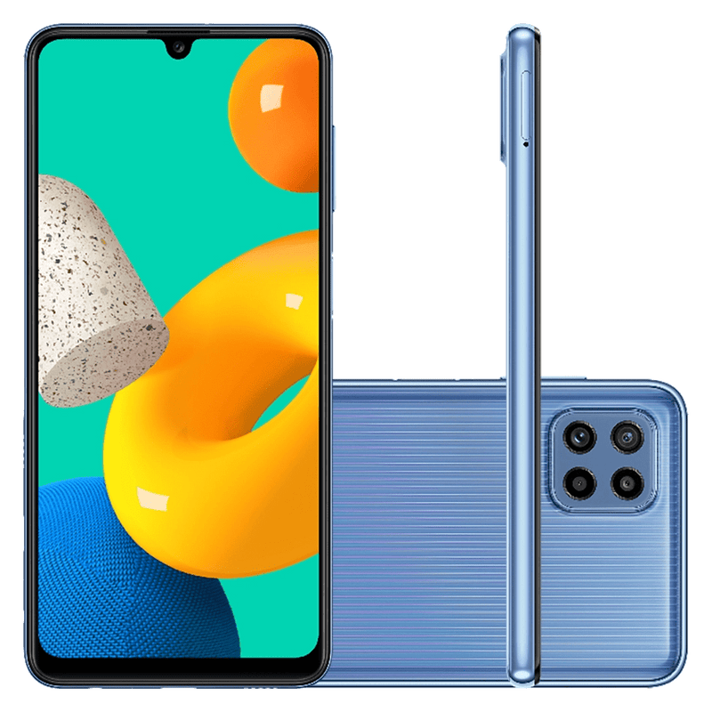 Samsung Galaxy M32 (5G) 128GB, Light Blue Unlocked Refurbished Excelle ...